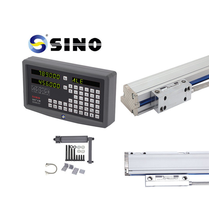 SINO SDS6-2V 2-Axis Dro Digital Readout Display Skala Linear Encoder Milling Machine