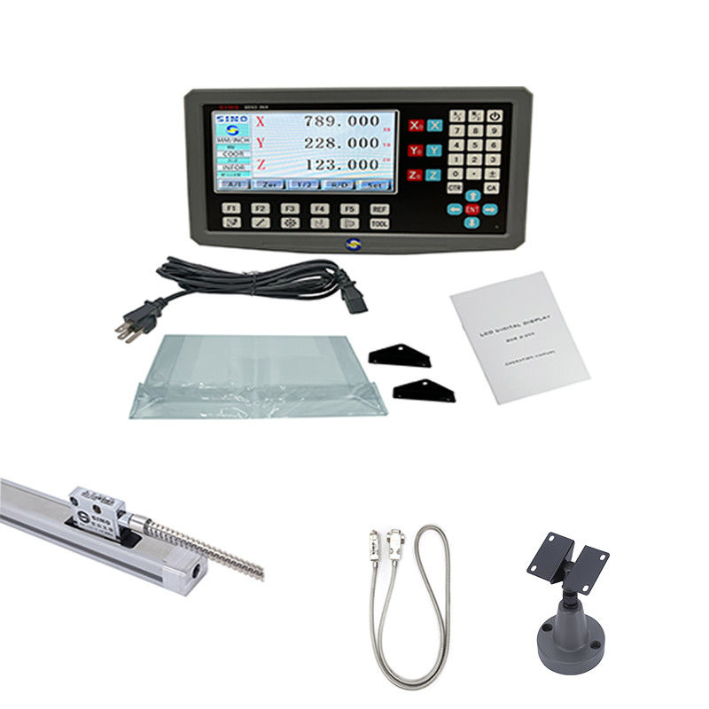 SINO SDS2-3VA 3-Axis Digital Readout System Dengan KA300-70mm Linear ...